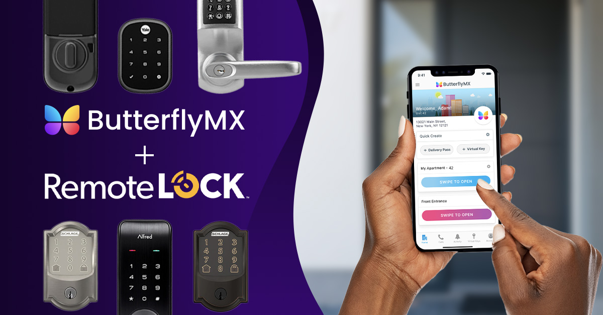 ButterflyMX Partners with RemoteLock, Enabling Integrations with 80+ Top Smart Lock Models ...